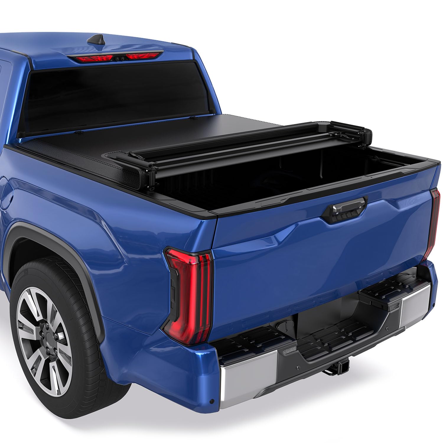 KUIPERAUTO Soft Tri Truck Bed Tonneau Cover Compatible for 2024 2025 ...