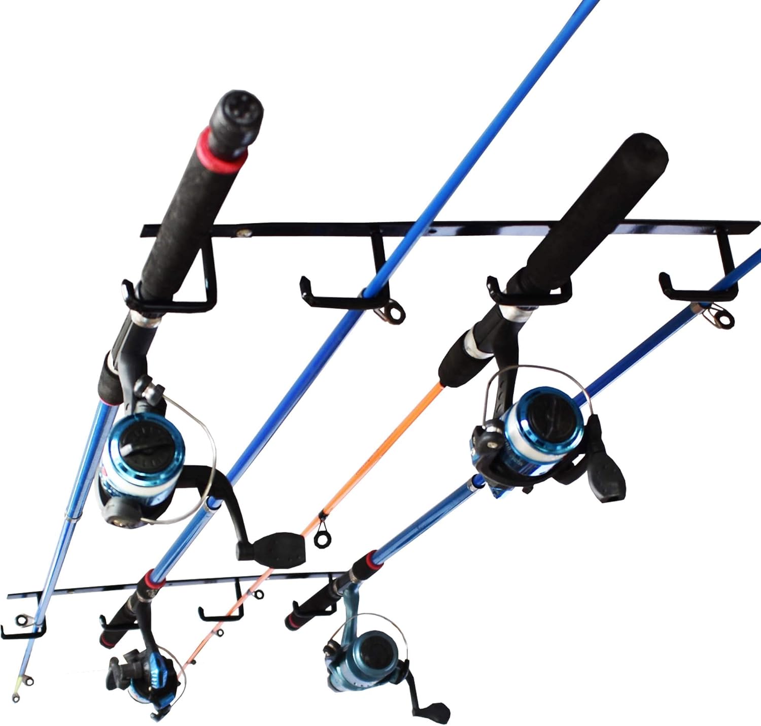 Amazon.com: YYST Overhead Ceiling Fishing Rod Rack Fishing Rod Storage ...
