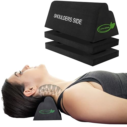 Lumia Wellness Cervical Orthotic Traction Block, Firm, Spinal & Neck ...