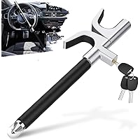 Winner The Club 3000 Twin Hooks Steering Wheel Anti-Theft Lock, Yellow ...