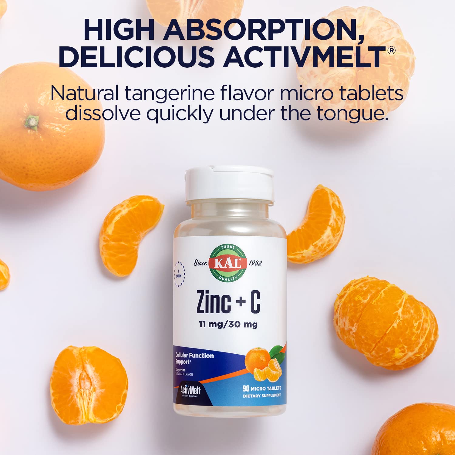Mua KAL Zinc Plus C, Instant Dissolve Vitamin C and Zinc, Cellular ...