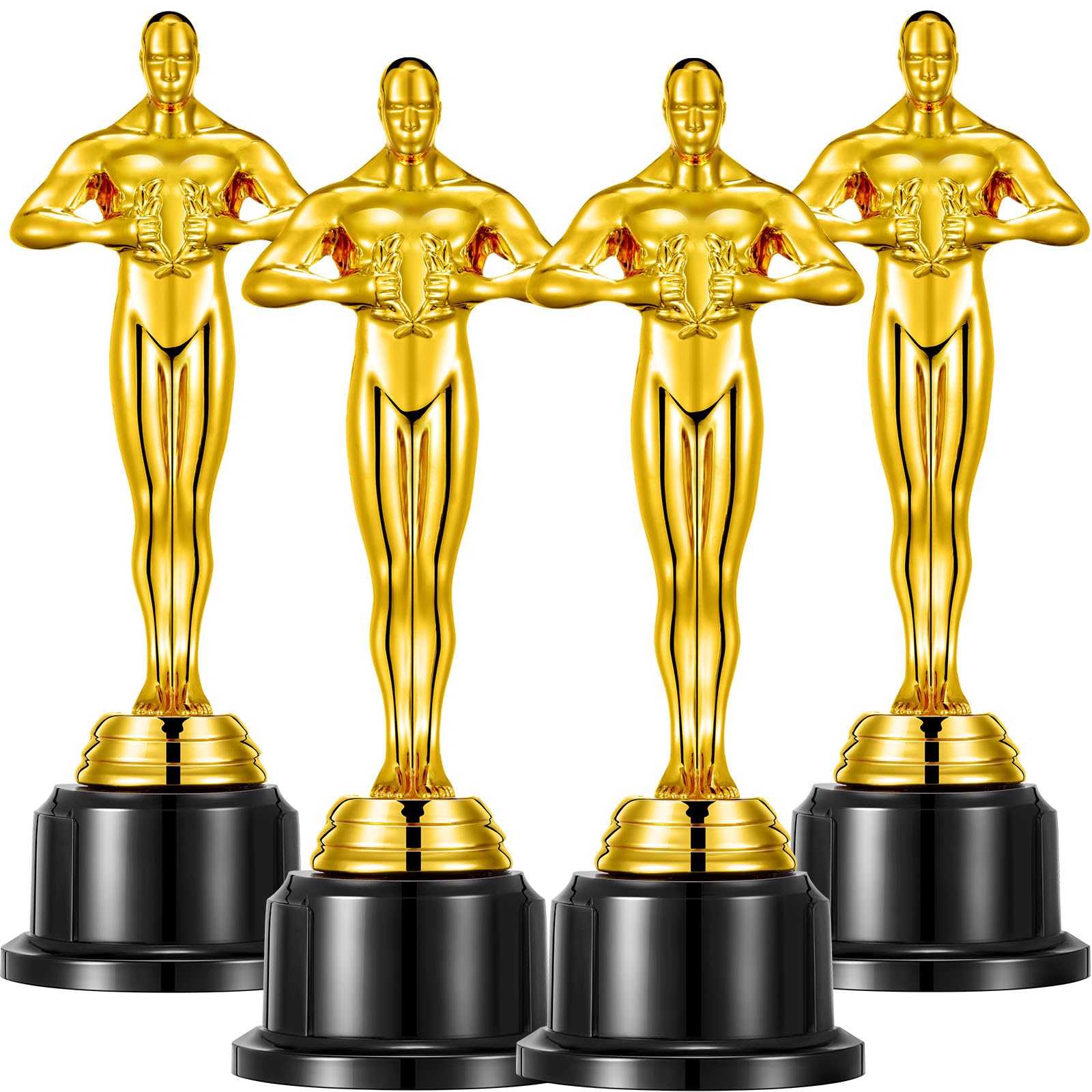 Mua 10'' Gold Award Trophy,4 Pack Gold Award Statues,Oscar Style Trophy ...