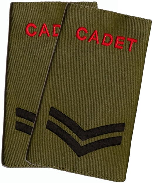 Contact Left Embroidery Official CADET Corporal Pair of ACF/CCF RANK ...