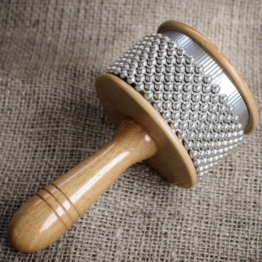 Cabasa Percussion, Wooden Beat Instrument For Children Kids Student ...