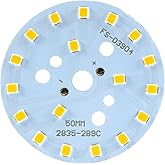 uxcell LED Chip Bulb 300mA 5W 10 LEDs 5730 Surface Mounted Devices Module Aluminum Board Pure ...