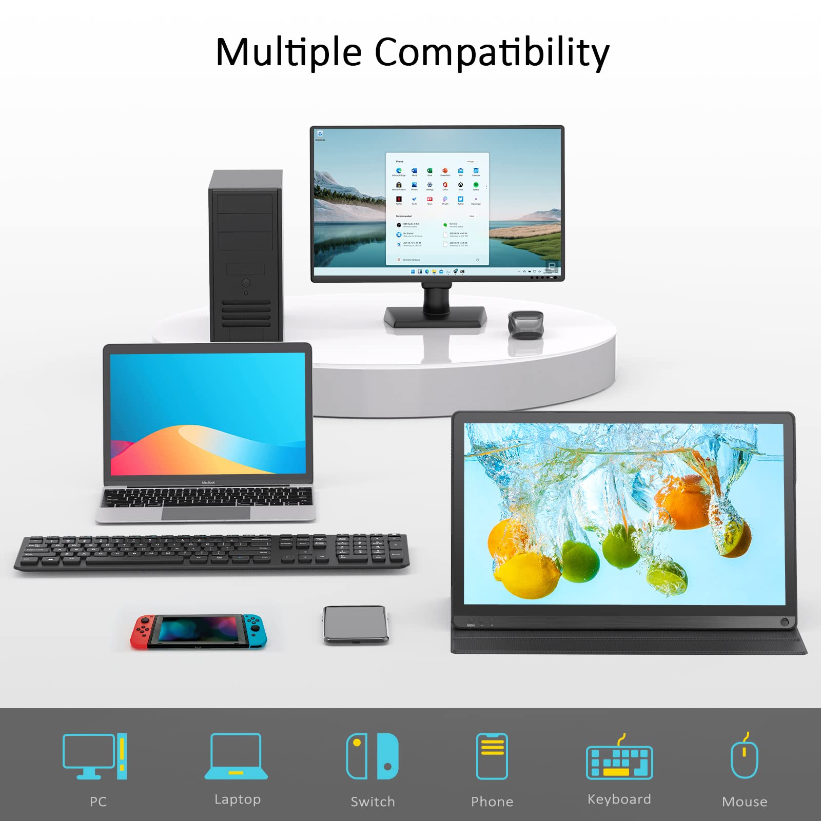 Mua EYETOO Portable Monitor, 15.6inch Portable Monitor for Laptop 1080P ...