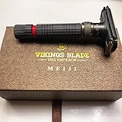 Amazon.com: VIKINGS BLADE The Emperor Adjustable Safety Razor, MEIJI ...