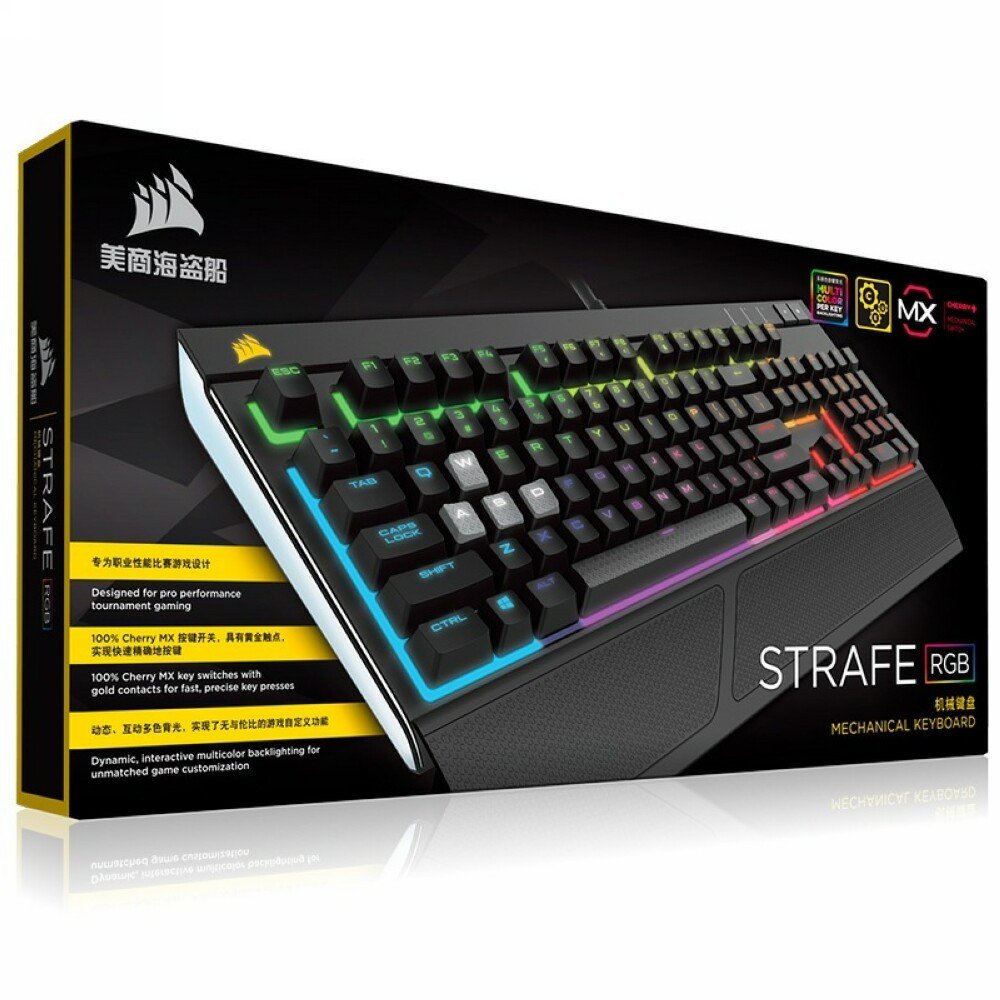 Mua Strafe RGB Mechanical Keyboard Cherry MX Silent PC/Mac, Keyboard ...
