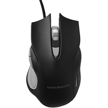 Amazon.com: USB Optical Heated Mouse, Acupressure, Hand Warmer (Black ...