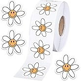 Amazon.com: Whaline 1000 Pcs Boho Daisy Stickers Pink Preppy Daisy ...