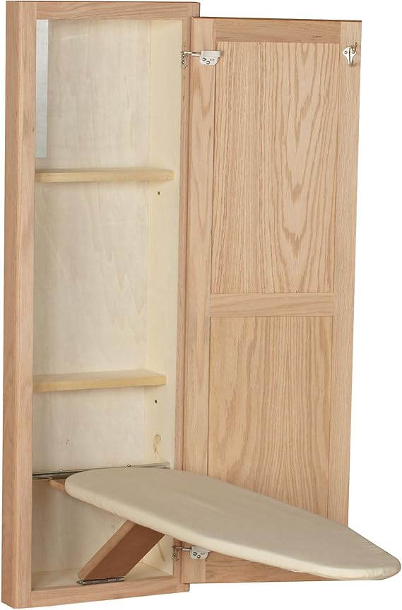 Household Essentials 18200-1 STOW AWAY In-Wall Ironing Board Cabinet ...