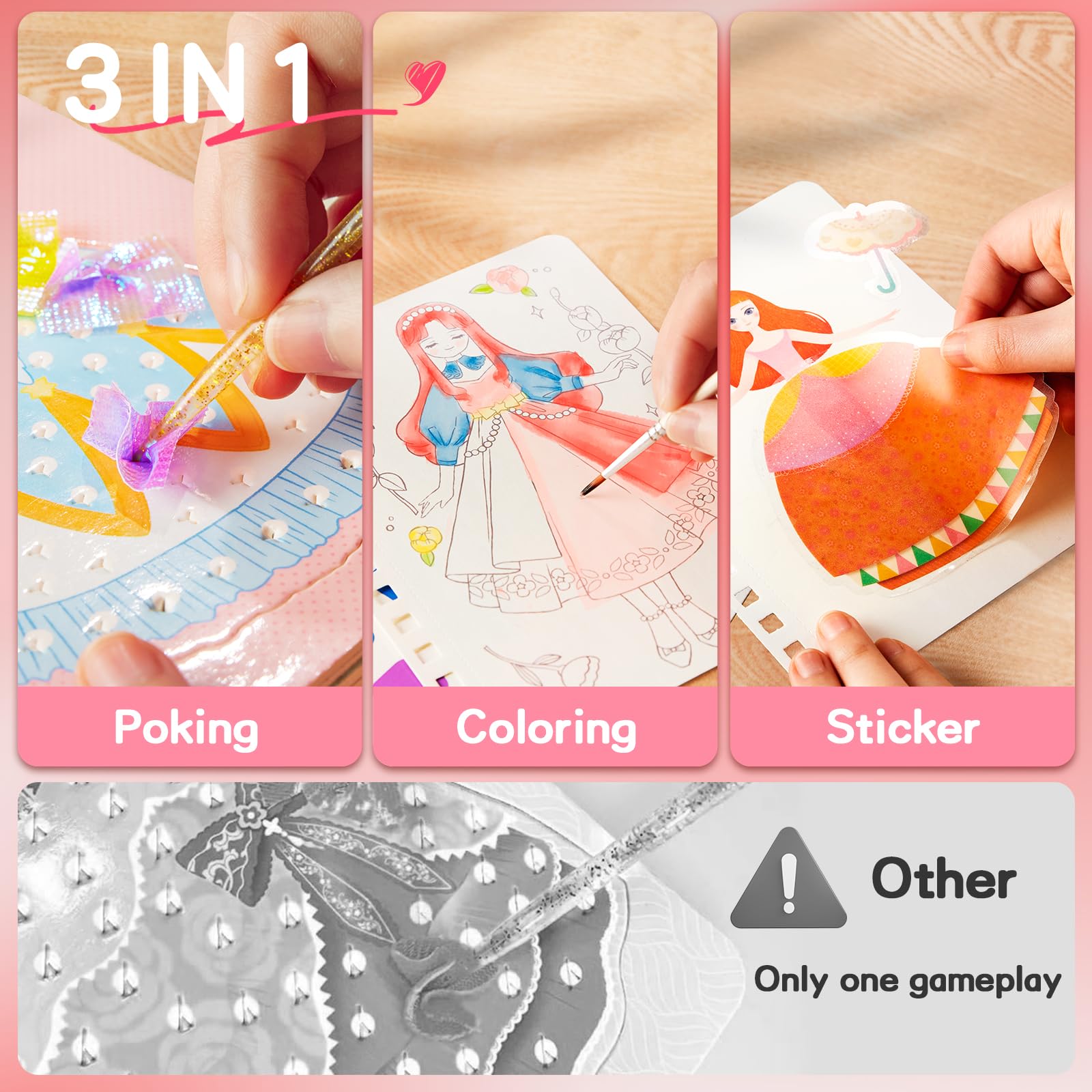 Mua 3 in 1 Fashion Design Drawing Book for Girls, Princess Dress-up ...