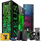 Amazon.com: TechMagnet Gaming Desktop PC, Intel i5 6th Gen, Zeus Pro 6, RX 550, 16GB RAM, 256GB ...