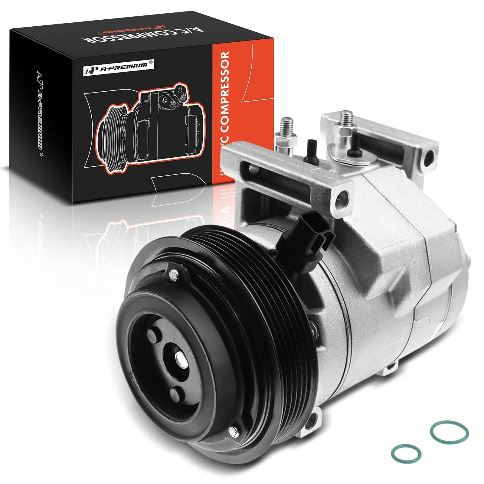 A-Premium Air Conditioner AC Compressor with Clutch Compatible with ...