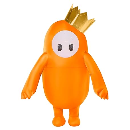 Mua Spirit Halloween Fall Guys Kids Orange Inflatable Costume | Gaming ...