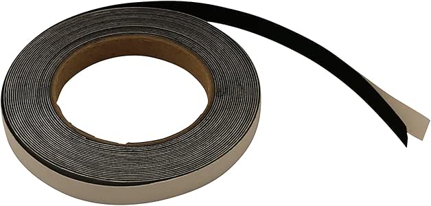 J.V. Converting FLOCK-1/BLK05833 JVCC FLOCK-1 Flocking Tape: 1/2" x 25 ...