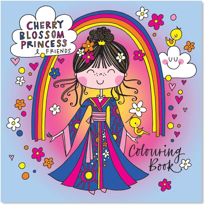 Rachel Ellen Cherry Blossom Princess Children’s Colouring Book Designs ...
