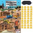 Amazon.com: Jayd Products, Pin the Hat on the Construction Worker, Kids ...