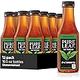 Amazon.com : Pure Leaf Iced Tea, Unsweetened Black Tea, 18.5 Oz Bottles ...