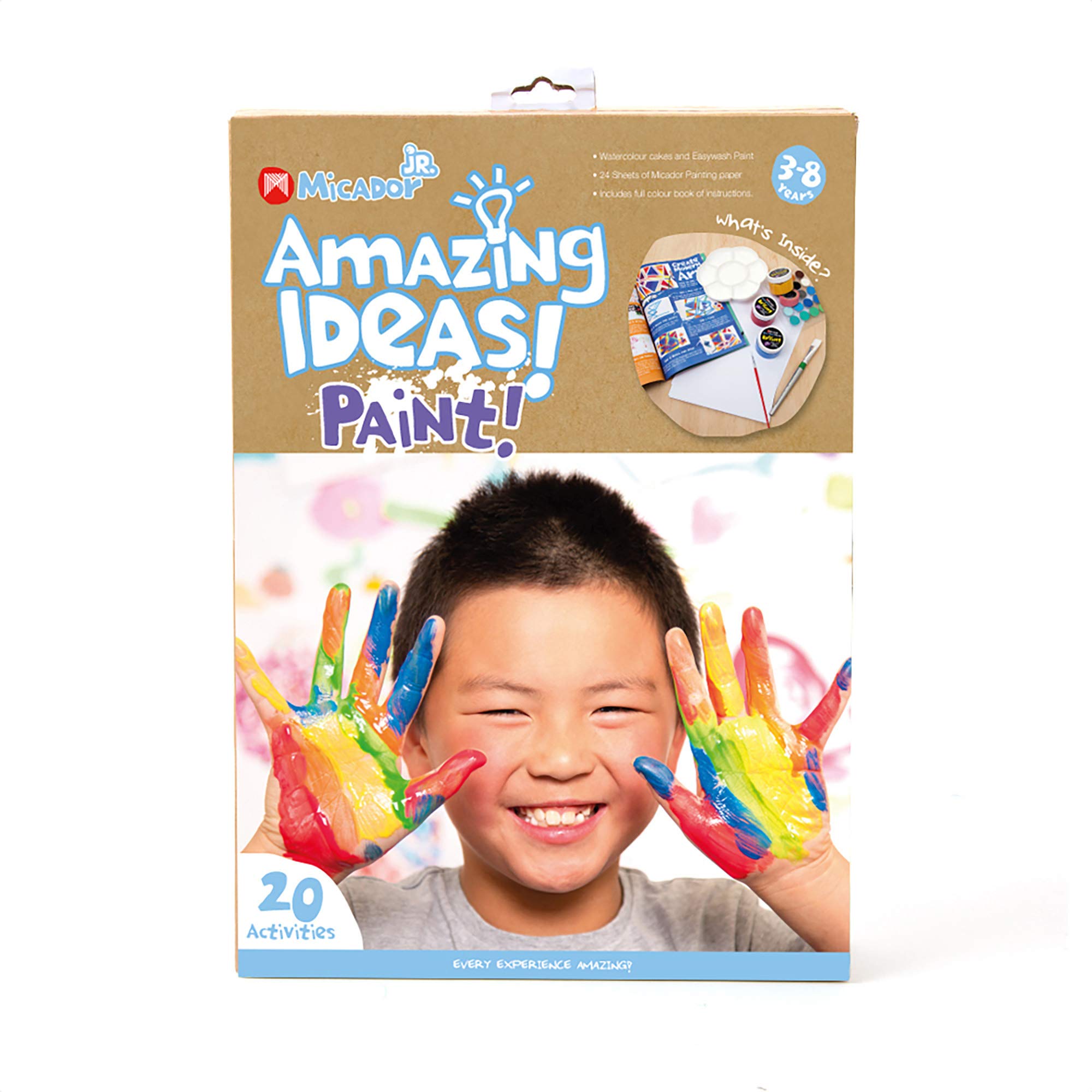 Micador jR. Amazing Ideas Activity Pack, Paint - 20 Activities + Easy ...