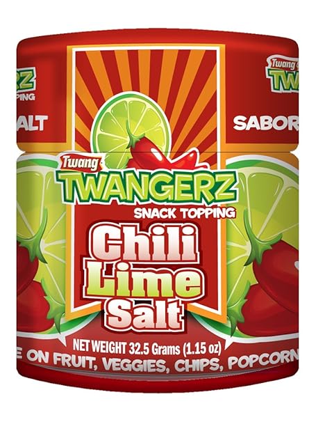 Amazon.com : Twang Twangerz Flavored Salt Snack Topping - Lime, Lemon ...