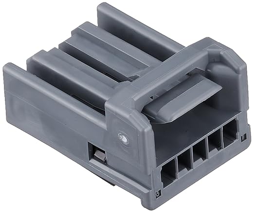 Amazon | 日本航空電子工業 自動車用コネクタ 5極 メス 3A グレー ケーブルマウント ハウジング MX34005SF1 | 角型 ...