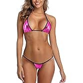 Amazon.com: SHERRYLO Sheer Bikini See Through Micro Bikinis Extreme Mesh Slutty Swimsuit ...