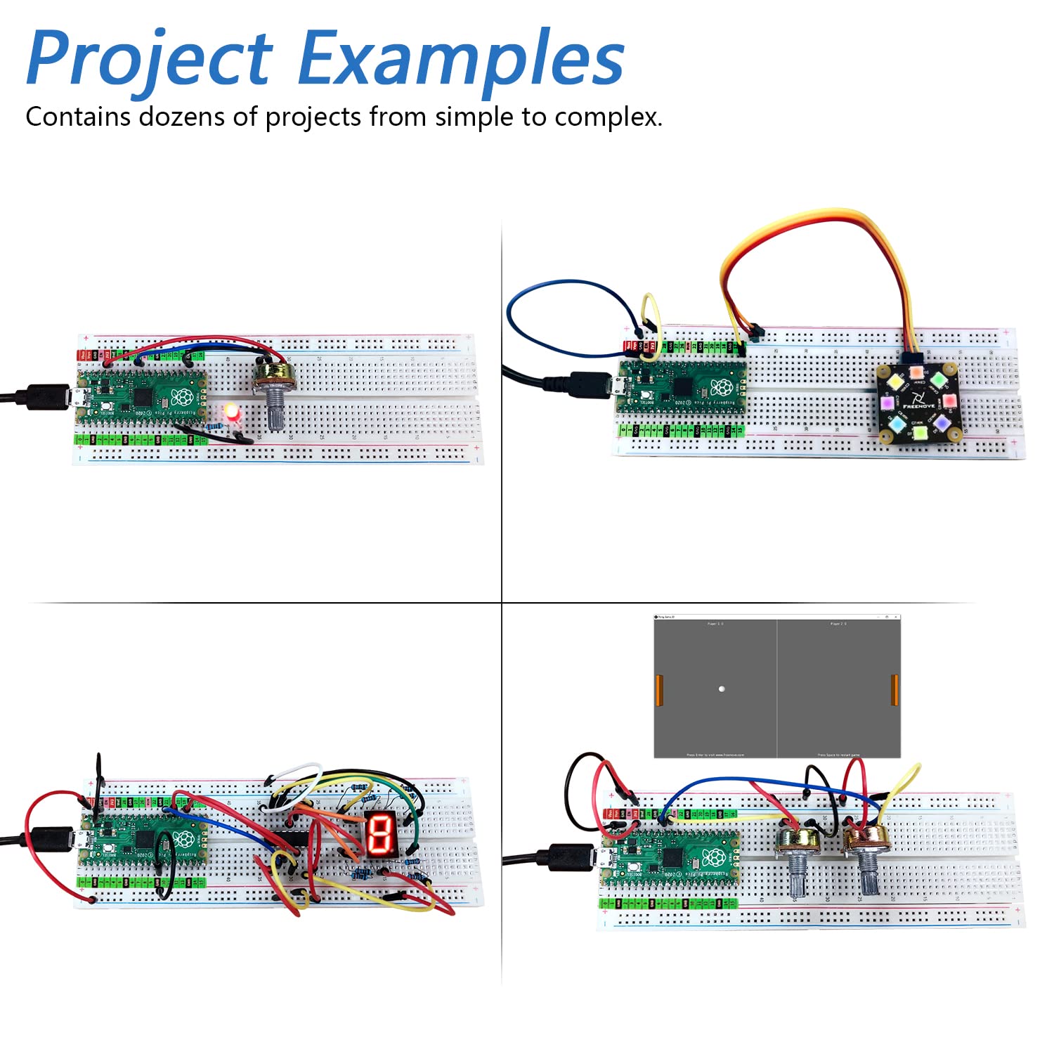 Mua Freenove Super Starter Kit For Raspberry Pi Pico Included Arduino Ide Compatible 513