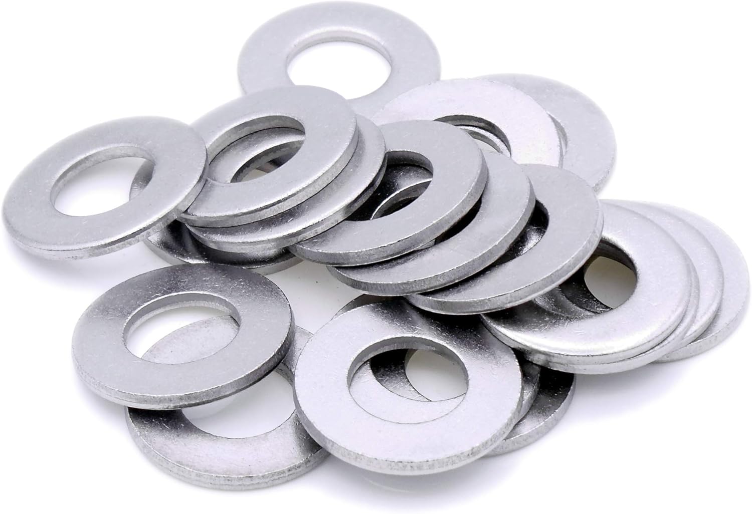 M8 (8mm) Flat Washer (Form C) - Stainless Steel (A2) (Pack of 20 ...