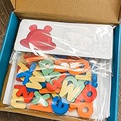 Amazon.com: USATDD See Spell Learning Toys Wooden Letter ABC Sight ...