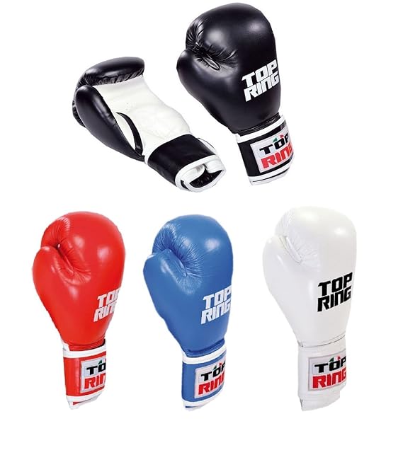 Guantoni 10 Oz per Boxe e Kick Boxing Top Ring Champion Line (Blu ...