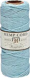 Amazon.com: Hemptique 100% Hemp Cord Spool - 62.5 Meter Hemp String ...