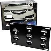 Bmw License Plate Frame No Drill Front Bumper Tow Hook License Plate ...