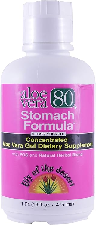 Amazon.com: Aloe 80 Organics Stomach Drink, Aloe Vera, 16 Ounce: Health ...