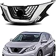 Amazon.com: Silscvtt Front Grille Black and Chrome Molding Mesh Style ...