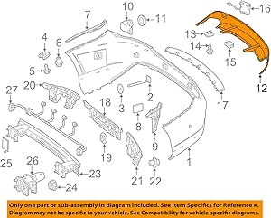 Amazon.com: MERCEDES-BENZ 1178850325 GENUINE OEM LOWER COVER: Automotive