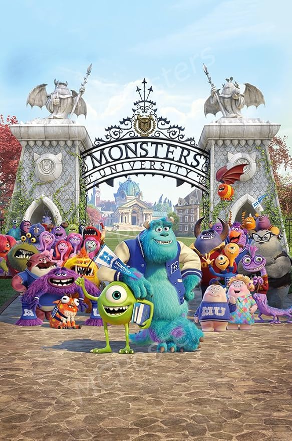 Amazon.com: MCPosters - Disney Pixar Monster University Movie Poster ...