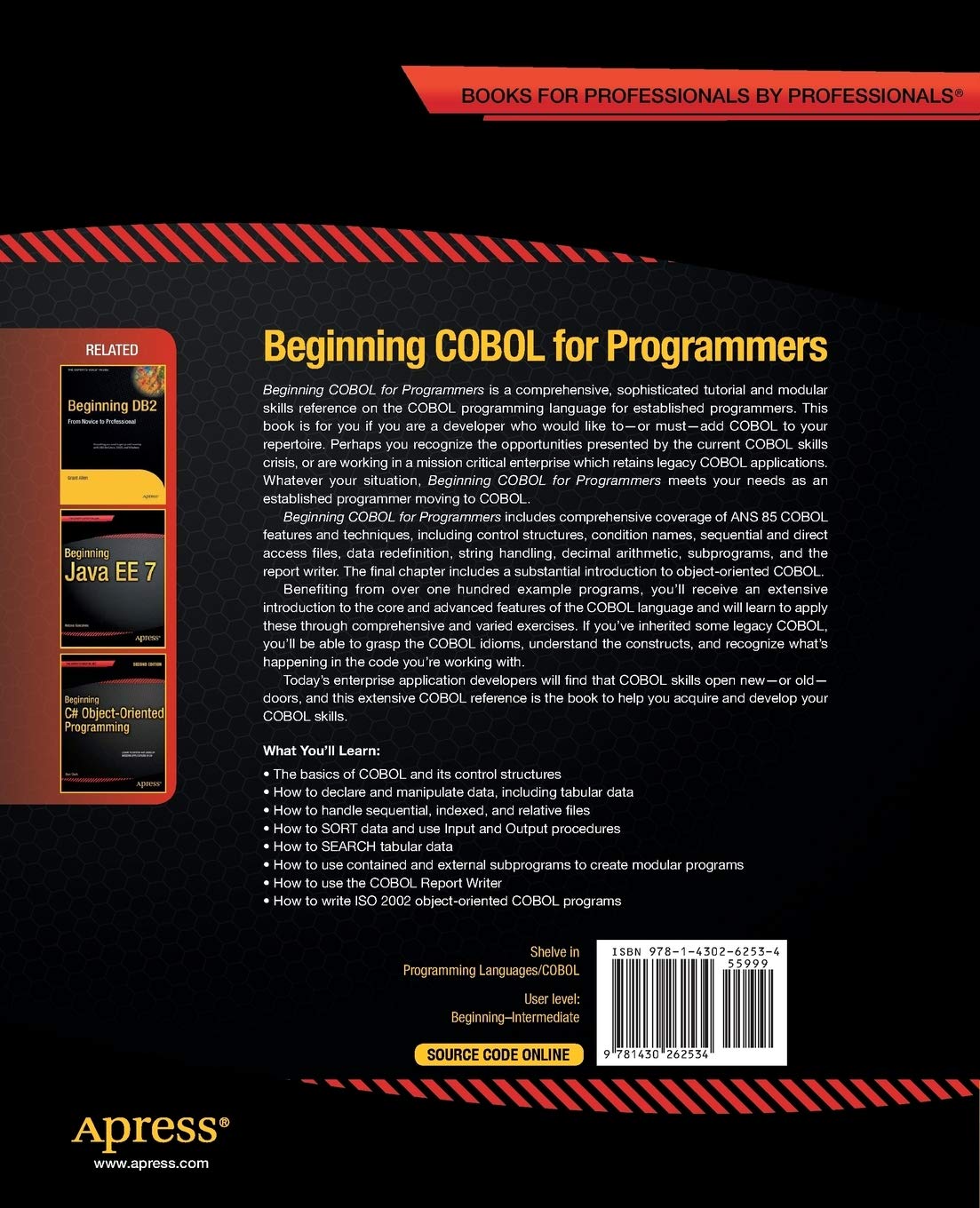 cobol books for beginners