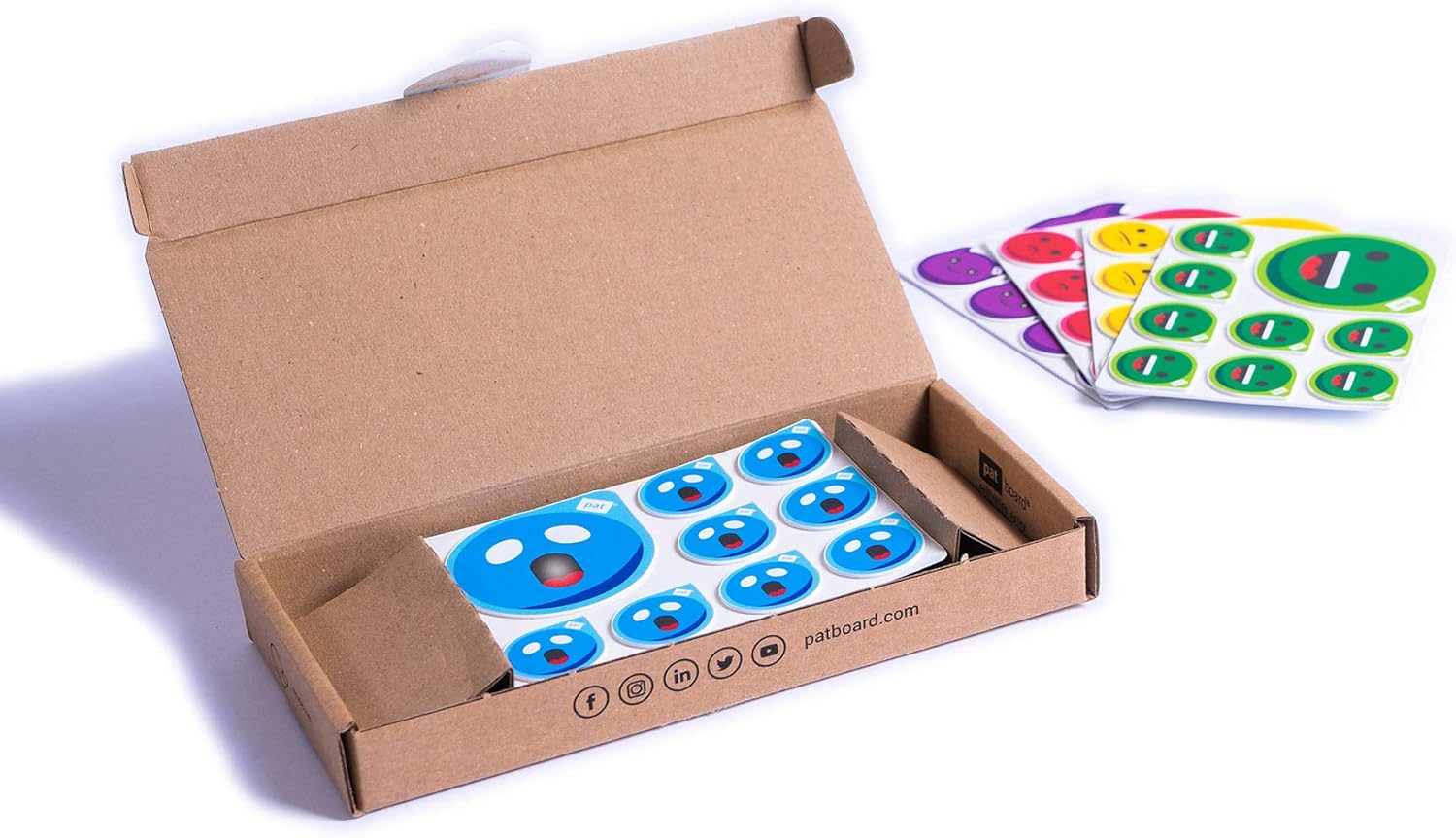 PATboard Scrum Board and Kanban Board Emoticon Smiley Set – BigaMart