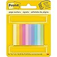 Post-it Notes Page Markers, .5" x 1.75" Bookmark Sticky Notes, 10 Pads ...