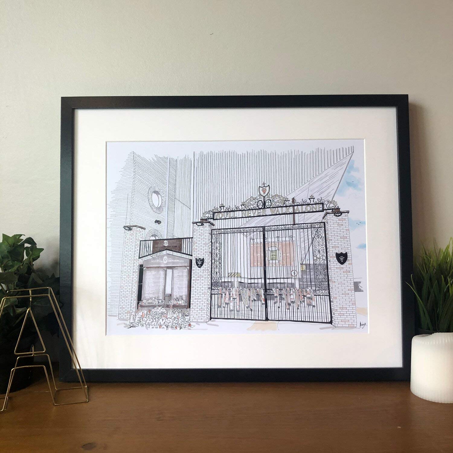 Liverpool Football Club Shankly Gates Prints Framed: Amazon.co.uk: Handmade