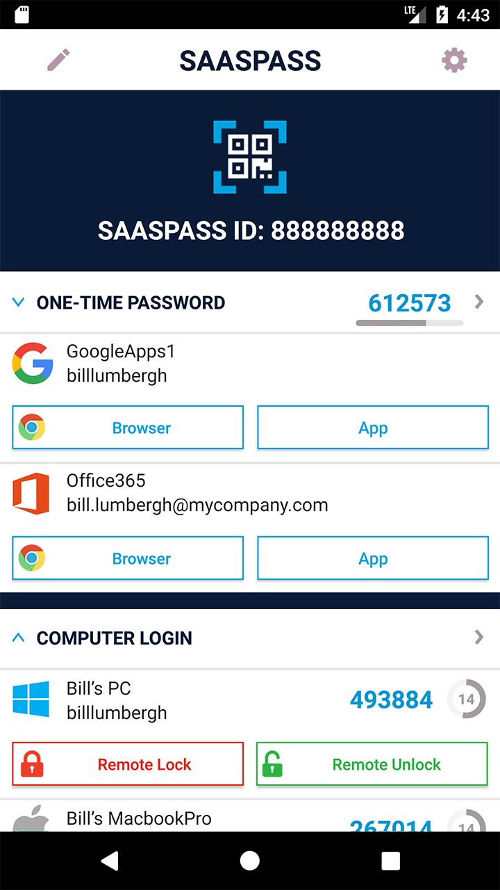 Saaspass Two Factor Authentication With Authenticator Two Step