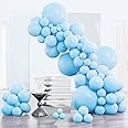 Amazon.com: PartyWoo Light Blue Balloons, 152 pcs Blue Balloons Different Sizes Pack of 18 Inch ...