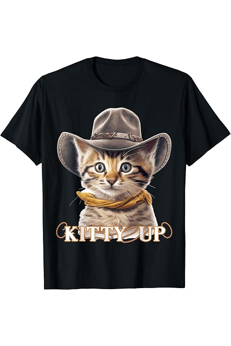 Cowboy Cat Playing Country Country Cat" Greeting Card For Sale By