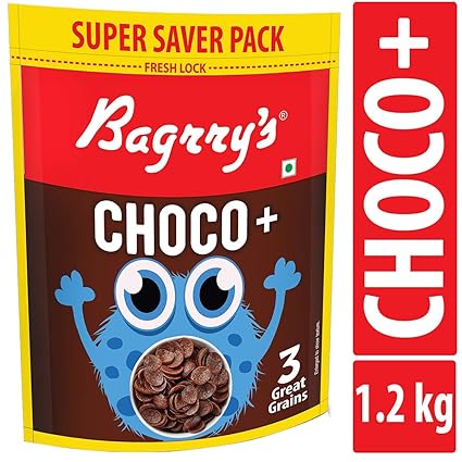 Bagrry's Choco Plus, 1.2kg Pouch At Rs.212/- Only. [MRP - Rs.425 ...