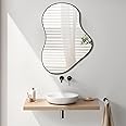 Amazon.com: POZINO Irregular Wall Mirror, Asymmetrical Mirror, 31.4"x23 ...
