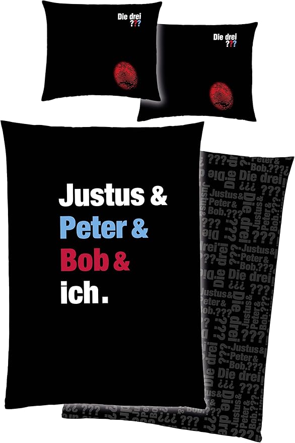 Luxus Die Drei Fragezeichen Bettwäsche Ebenbild