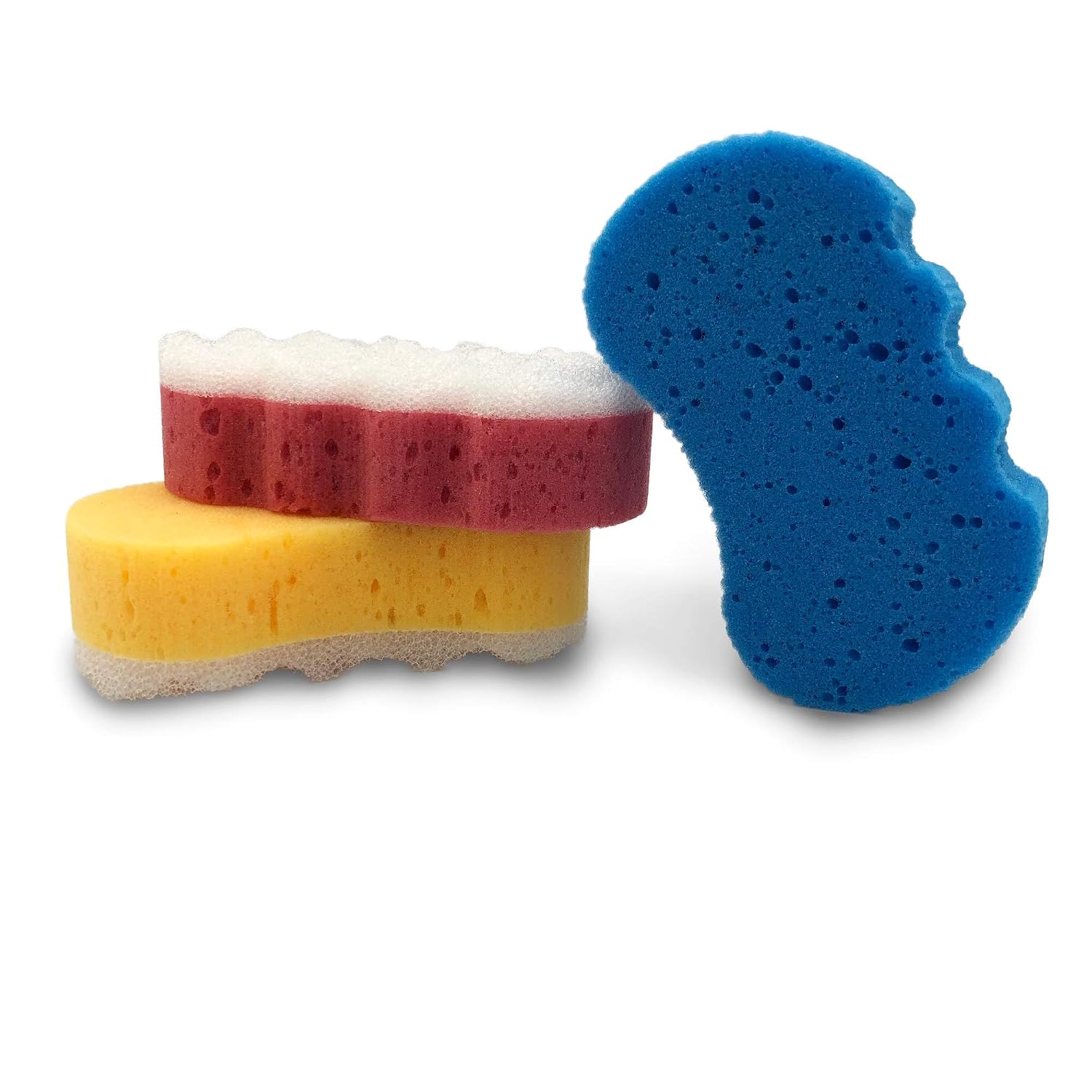 3 x Massageschwamm Duschschwamm Badeschwamm Peeling Schwamm ...