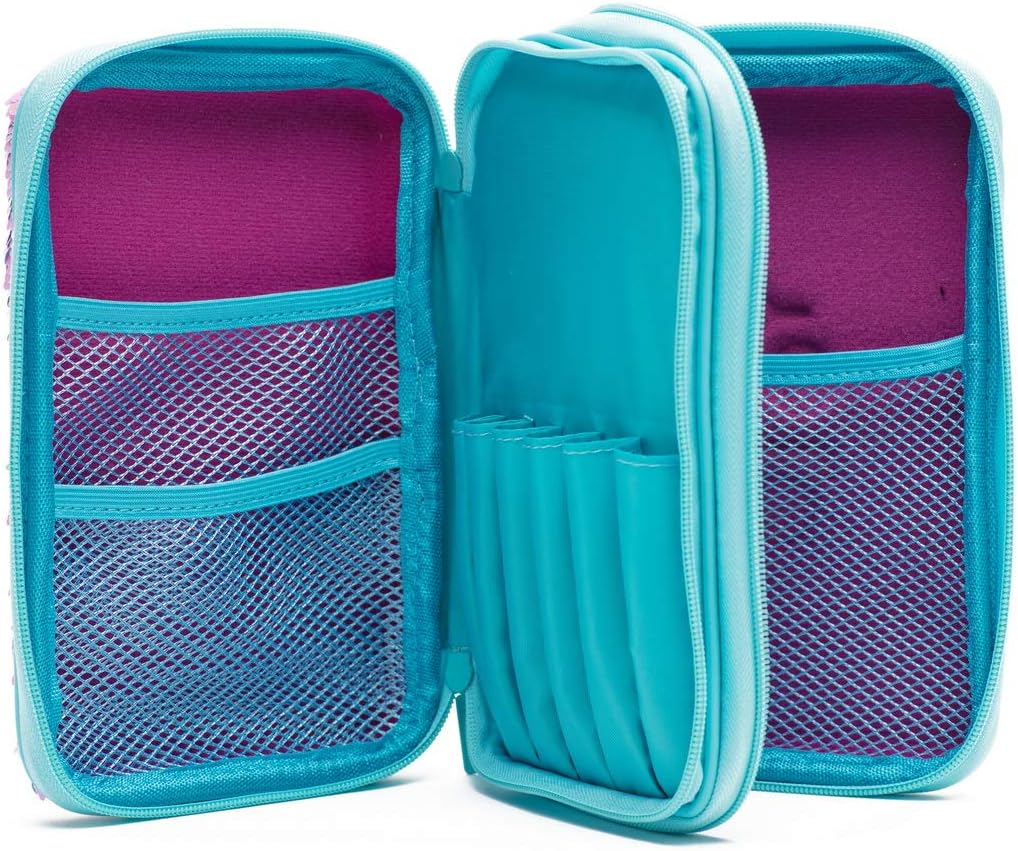 YOLO Double Decker Hard Top Pencil Case. Large Multi-Compartment ...