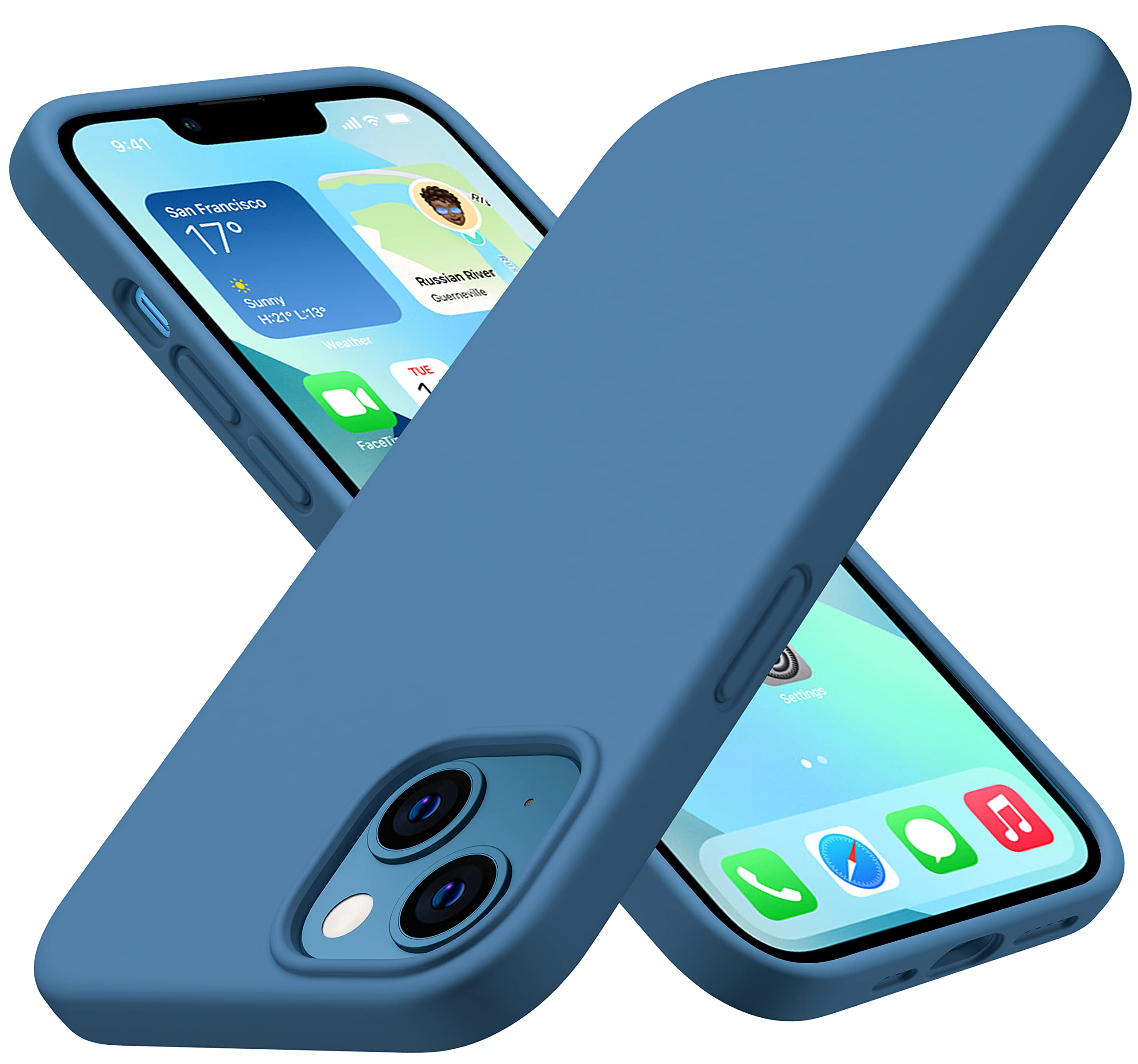 CellEver Heavy-Duty Silicone Case for iPhone 13 - Military Drop ...